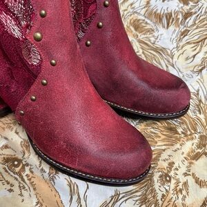 Spring Step | Shoes | Spring Step Lartiste Skylla Leather Ankle Bootie ...